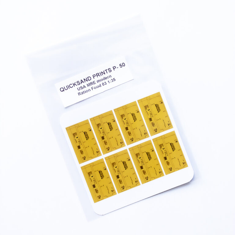 Quicksand Prints USA MRE modern Ration Food 3 - Amphorae Models